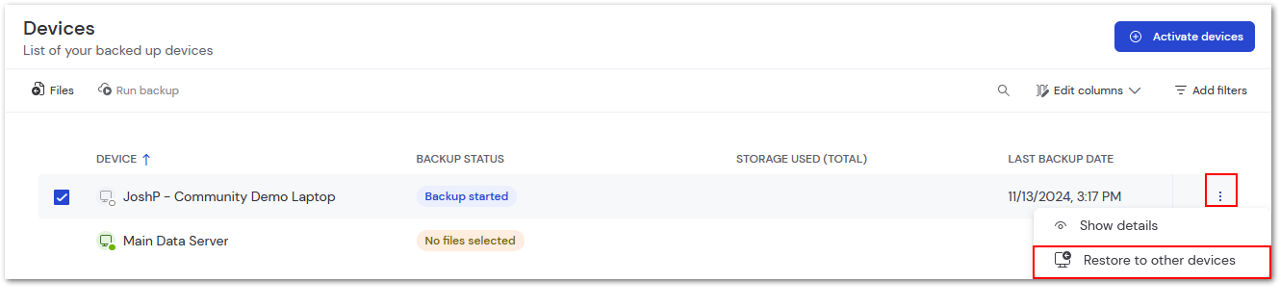 Get started with TeamViewer Backup